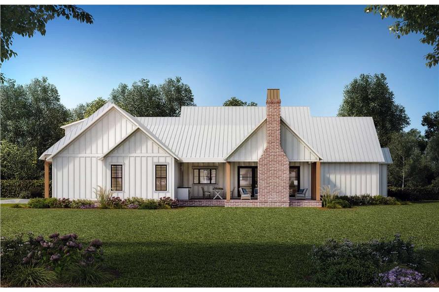 Farmhouse House Plan - 4 Bedrms, 3.5 Baths - 2951 Sq Ft - #206-1069