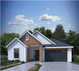 Contemporary House Plan - 3 Bedrms, 2 Baths - 1892 Sq Ft - #208-1030