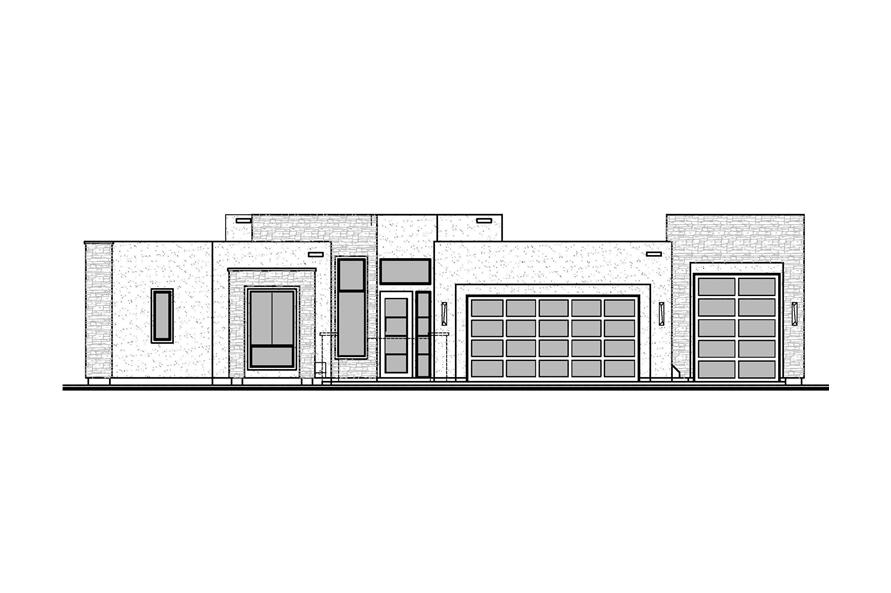 Contemporary Floor Plan - 4 Bedrms, 3 Baths - 2192 Sq Ft - #208-1039