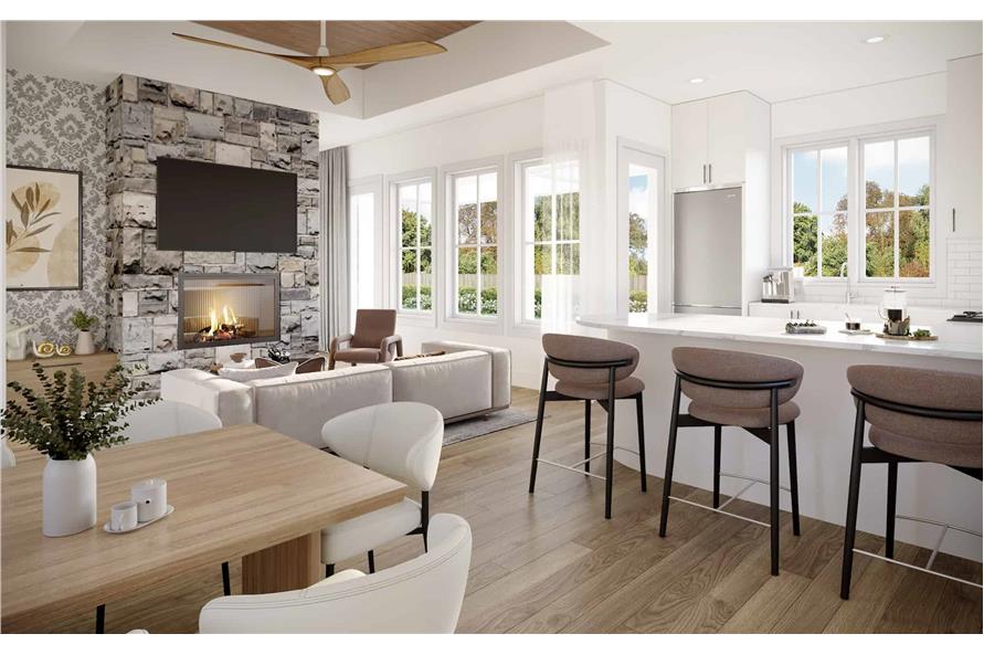 French Home Plan - 1 Bedrms, 1 Baths - 899 Sq Ft - #211-1016