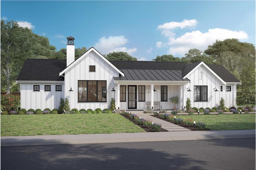 Rambler House Plans One Story House Plan 77400 Ranch Style With 1311