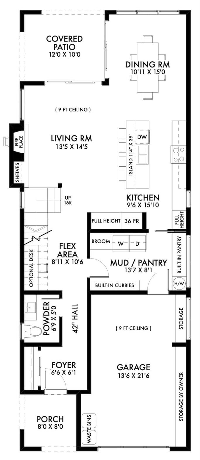 Modern Rectangular House Plan Modern Style House Plans