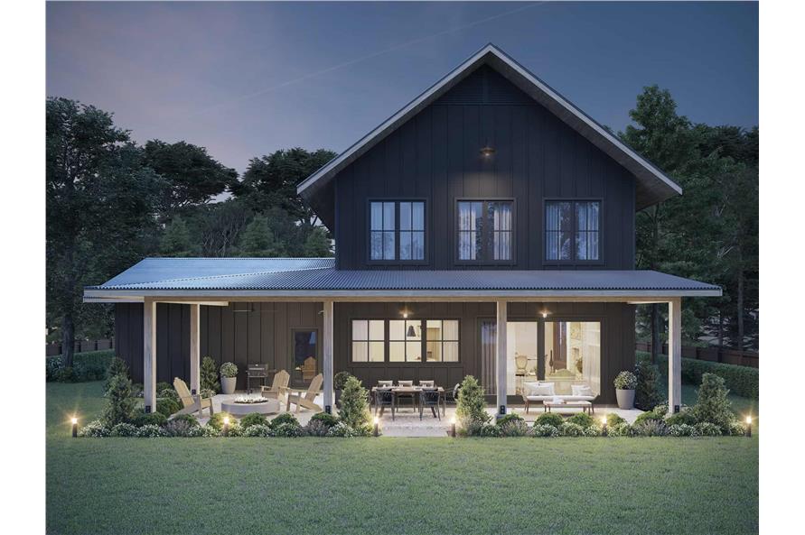 Modern Farmstead House Plan - 4-6 Bedrms, 3-4 Baths - 2380-3518 Sq Ft ...