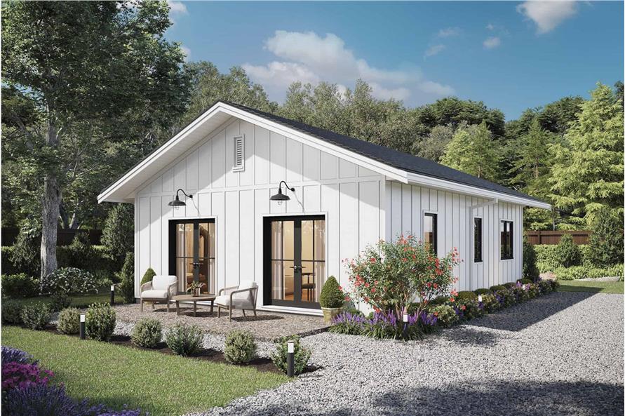 800 Ft Tiny House Small House Plans | Truoba Mini 822 800 Sq/ft 2 Bed