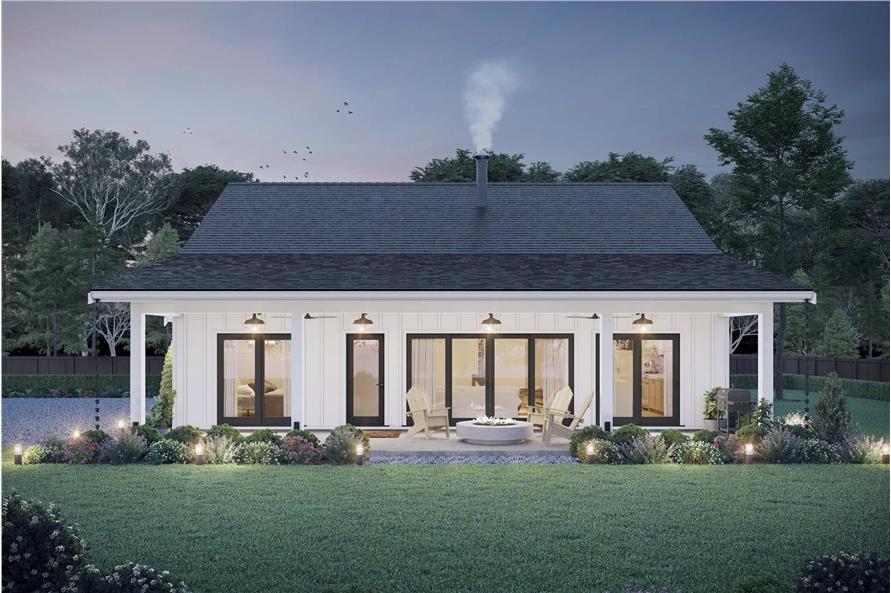 Modern Farmhouse Plan - 2 Bedrms, 2 Baths - 1000 Sq Ft - #211-1086