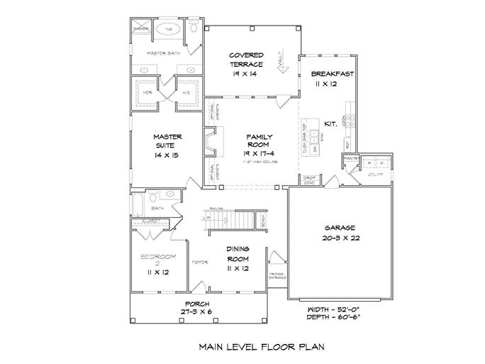 Craftsman House Plan - 4 Bedrms, 3 Baths - 2365 Sq Ft - #213-1016