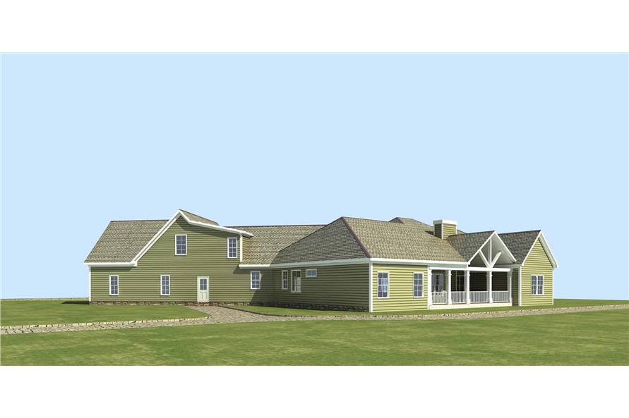 Traditional Home Plan - 4 Bedrms, 3.5 Baths - 2971 Sq Ft - #213-1028