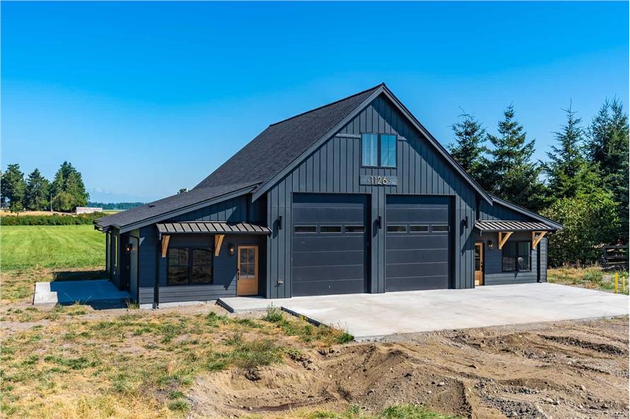 Barndominium with Oversized Shop, 1 Bedrm, 784 Sq Ft | Plan #214-1005