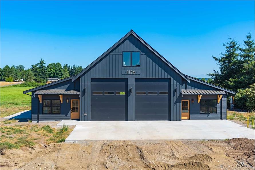 Barndominium with Oversized Shop, 1 Bedrm, 784 Sq Ft | Plan #214-1005