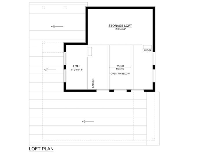 Modern Home Plan - 1 Bedrms, 1 Baths - 665 Sq Ft - #216-1002