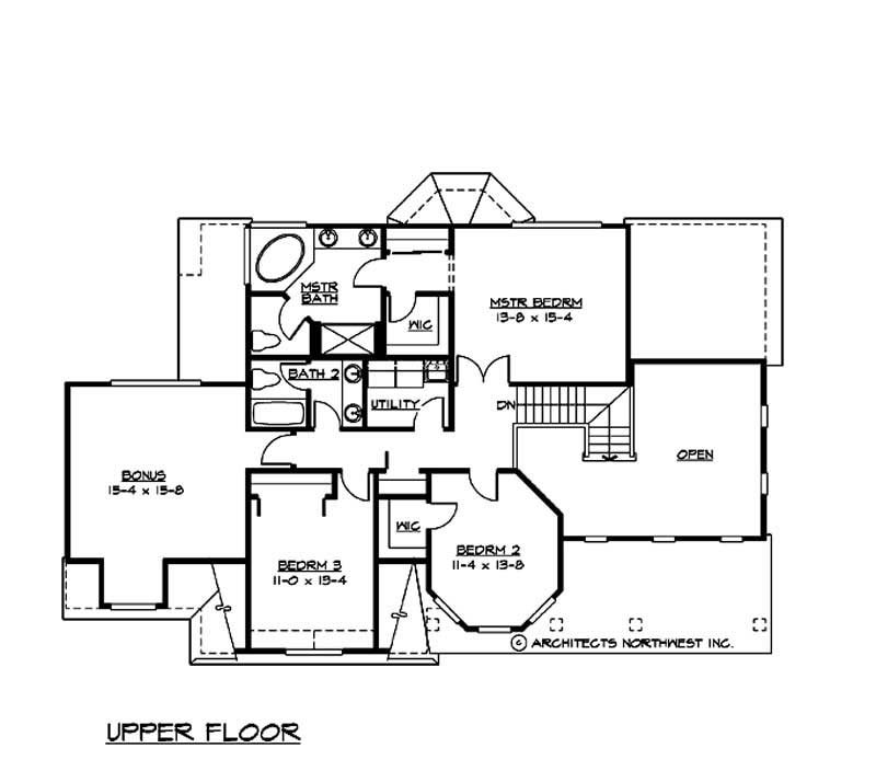 Colonial, Ranch House Plans - Home Design CD-M2535B3F-0DB # 14742
