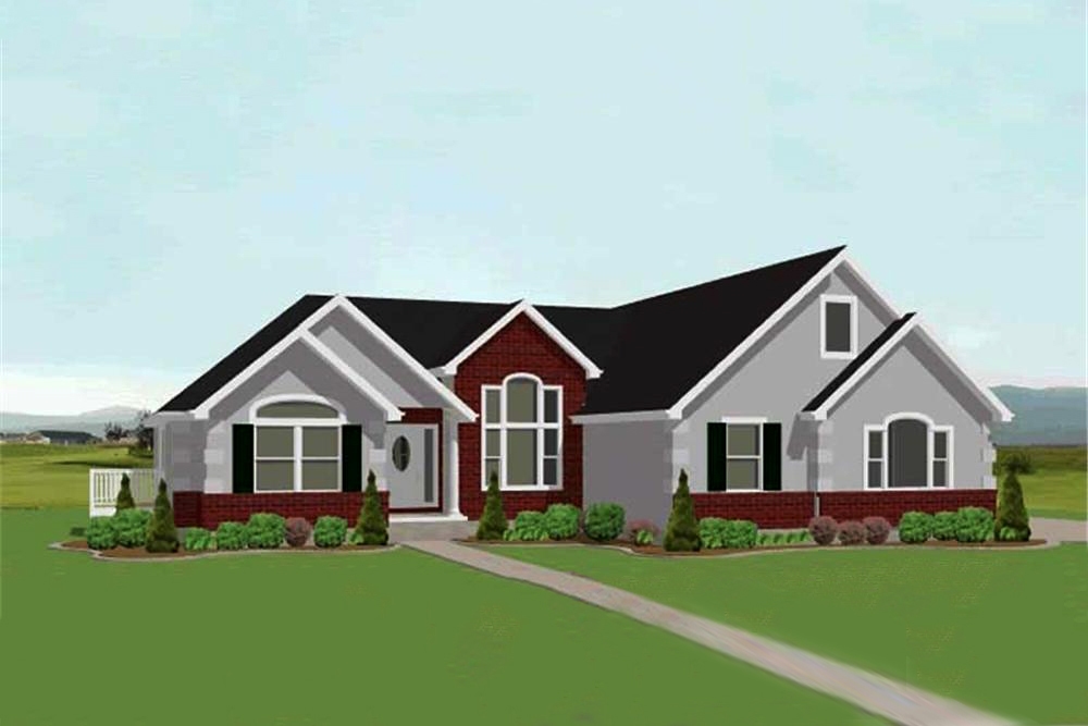Traditional Home Plan - 5 Bedrms, 2.5 Baths - 2106 Sq Ft - #162-1104