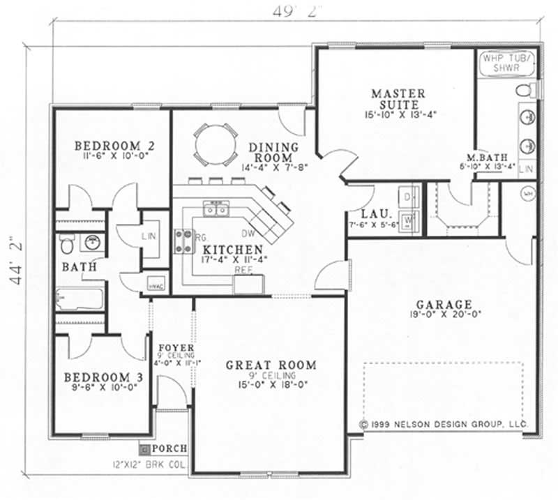 Southern, Traditional, French House Plans - Home Design Spruce Street ...