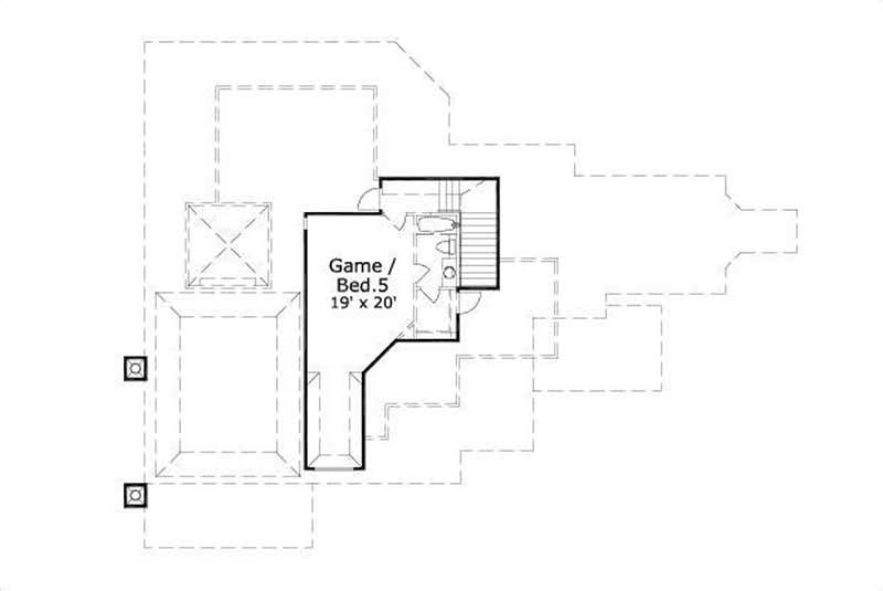 French, Country House Plans - Home Design OHP-40897 # 15786