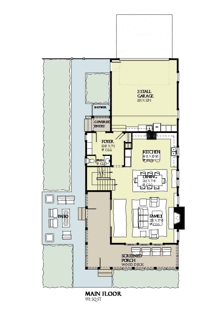 Beach House Plan with Photos - 4 Bed, 3.5 Bath, 3479 Sq Ft - #168-1143
