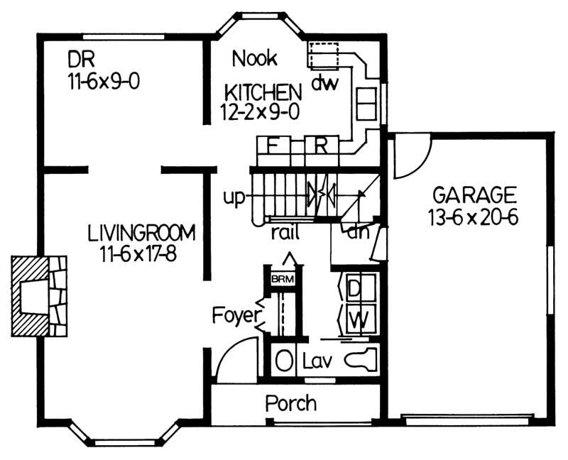 Multi-Level, Ranch House Plans - Home Design WP-279 # 13083