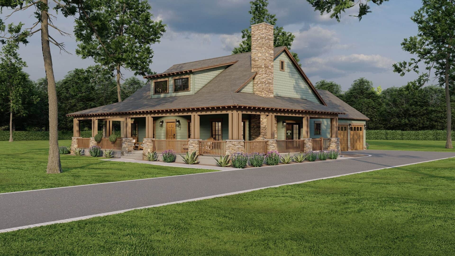 Country House Plan - 2 Bedrms, 2 Baths - 1805 Sq Ft - #193-1302
