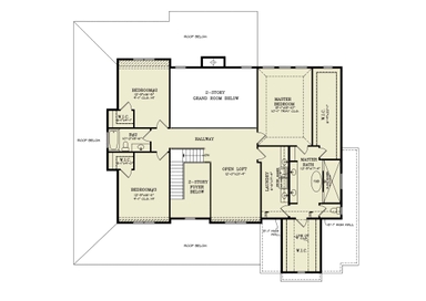 Modern Farmhouse House Plan - 4 Bedrms, 3 Baths - 3694 Sq Ft - #198-1168