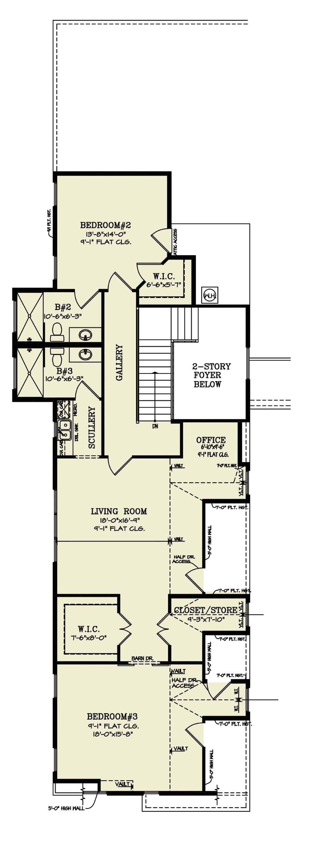 Rustic House Plan, 3-6 Bedrms, 3.5-6 Baths, 4339-6815 Sq Ft #198-1171
