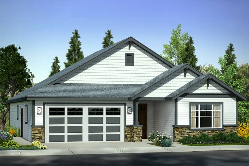 Traditional Home Plan - 3 Bedrms, 2.5 Baths - 1801 Sq Ft - #108-1885