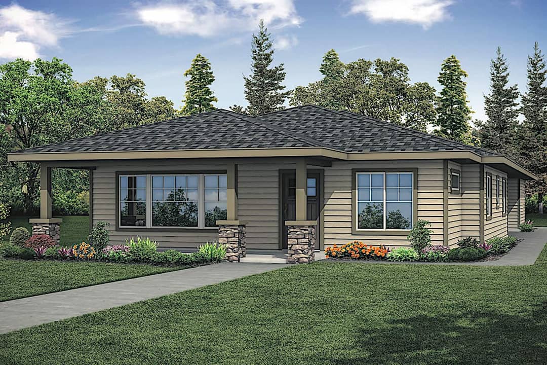 Ranch House Plan - 3 Bedrms, 2 Baths - 2221 Sq Ft - #108-1915