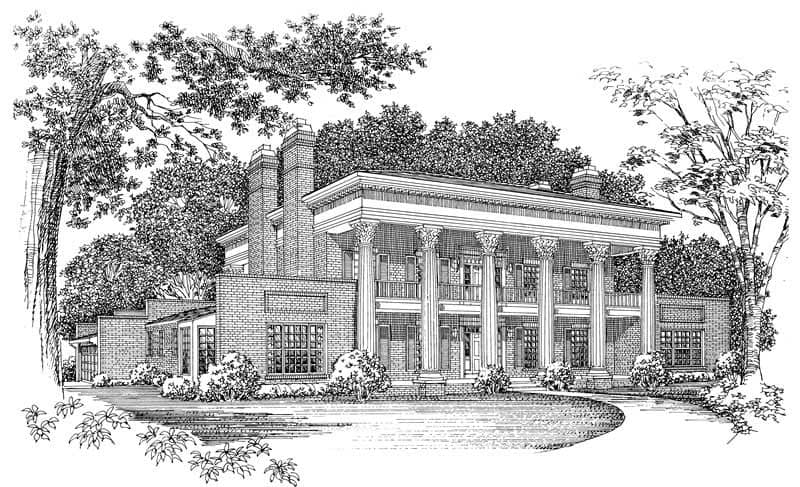 Colonial, Victorian House Plans - Home Design HW-2987 # 18574