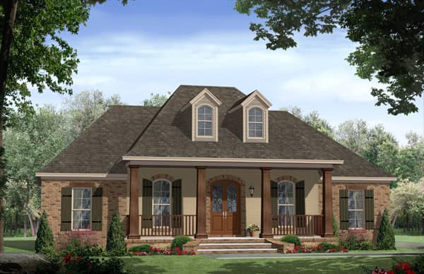French Acadian House Plan - 3 Bedrm, 1888 Sq Ft #141-1267
