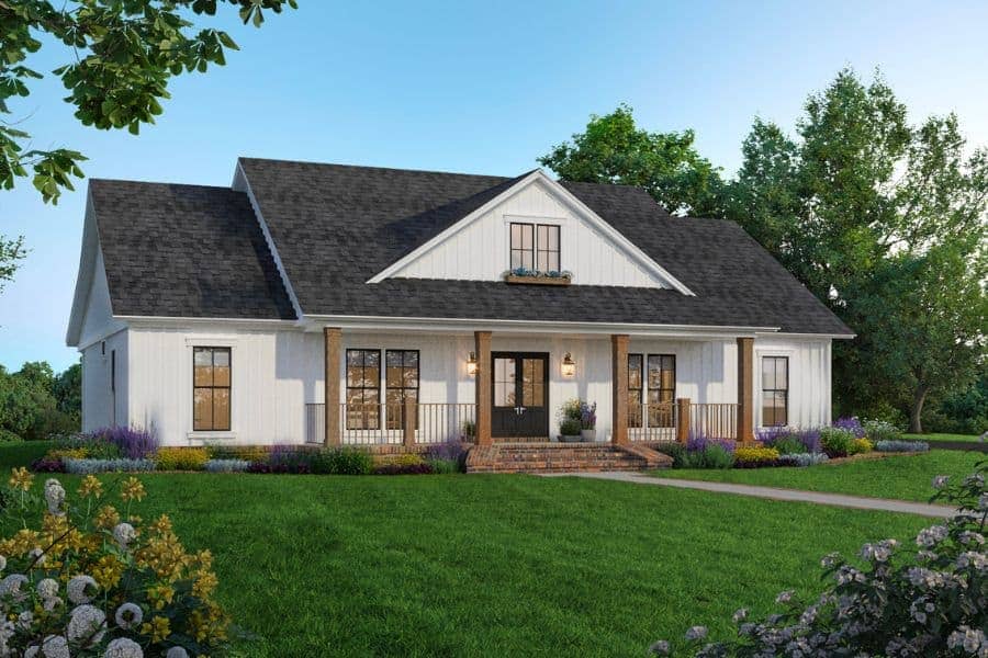 Country Home Plan - 3 Bedrms, 2.5 Baths - 1826 Sq Ft - #141-1351