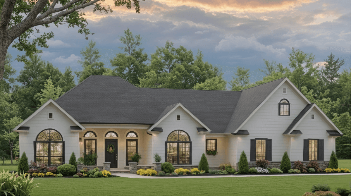 Country Home Plan - 3 Bedrms, 2.5 Baths - 1955 Sq Ft - #141-1402