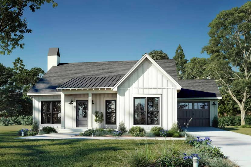 Country House Plan - 2 Bedrms, 2 Baths - 1400 Sq Ft - #142-1543