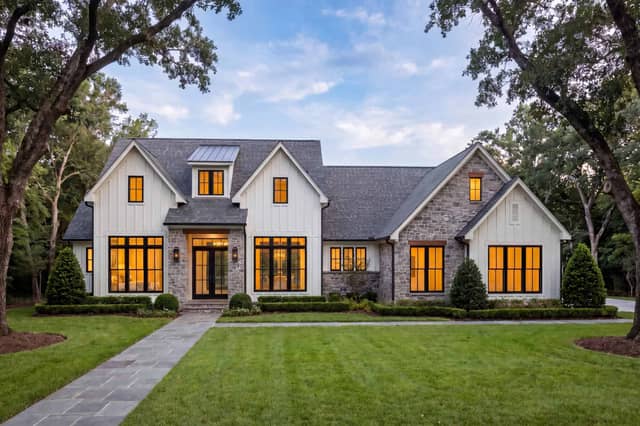Transitional House Plan with Home Office and Split Bedrooms - 2383 Sq ...