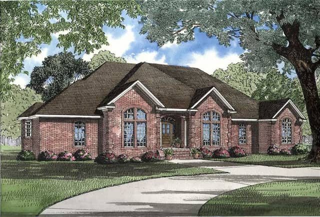Traditional House Plans - Home Design ndg-372 # 4477