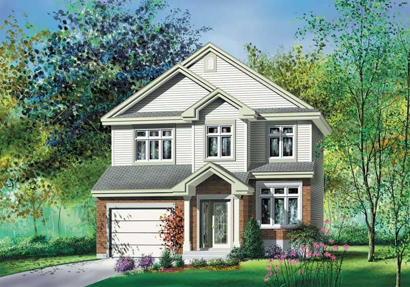 Multi-Level, Traditional House Plans - Home Design PI-20288 # 12903