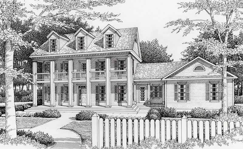 Traditional, Southern House Plans - Home Design RDI-2280TS1-B # 18893
