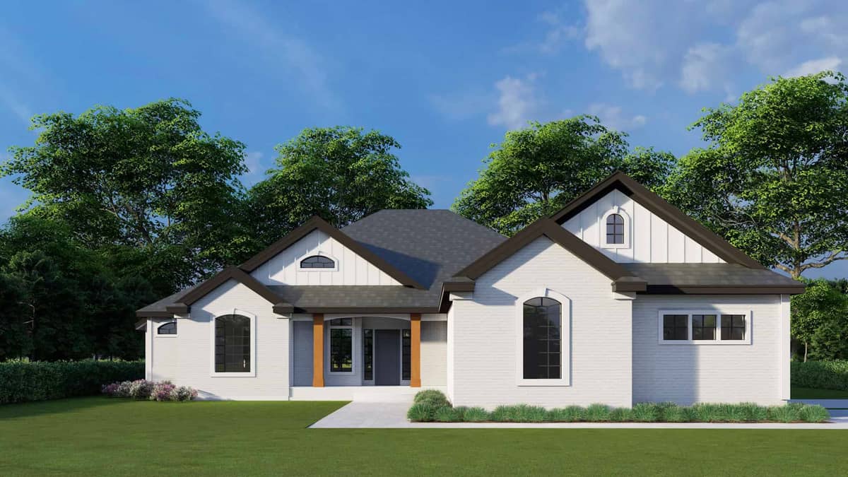 Traditional House Plan - 6 Bedrms, 3.5 Baths - 2041 Sq Ft - #162-1101