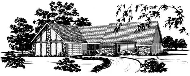 Contemporary House Plans - Home Design RG1702-B # 1798