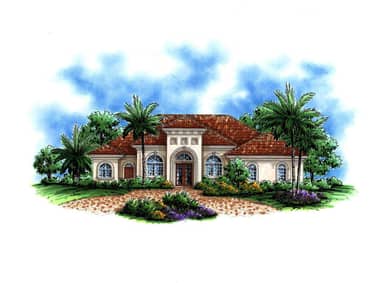 Luxury Home Plan - 4 Bedrms, 4 Baths - 3008 Sq Ft - #175-1008