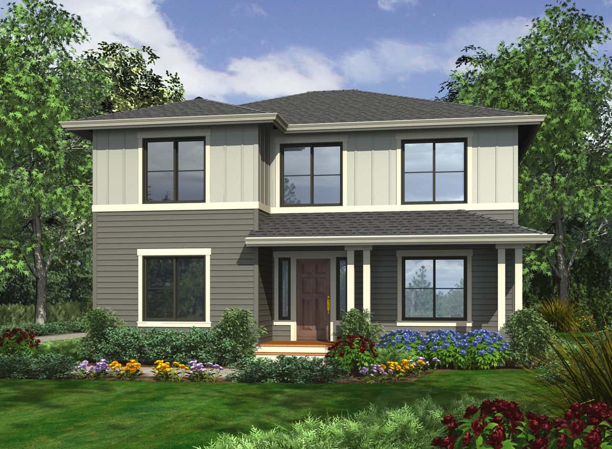 Multi-Level - Traditional Home with 4 Bedrms, 1772 Sq Ft | Plan #115-1074