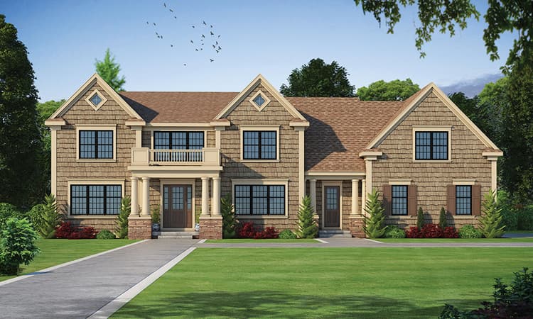 5 Bedrm, 5722 Sq Ft Colonial House Plan #120-2472
