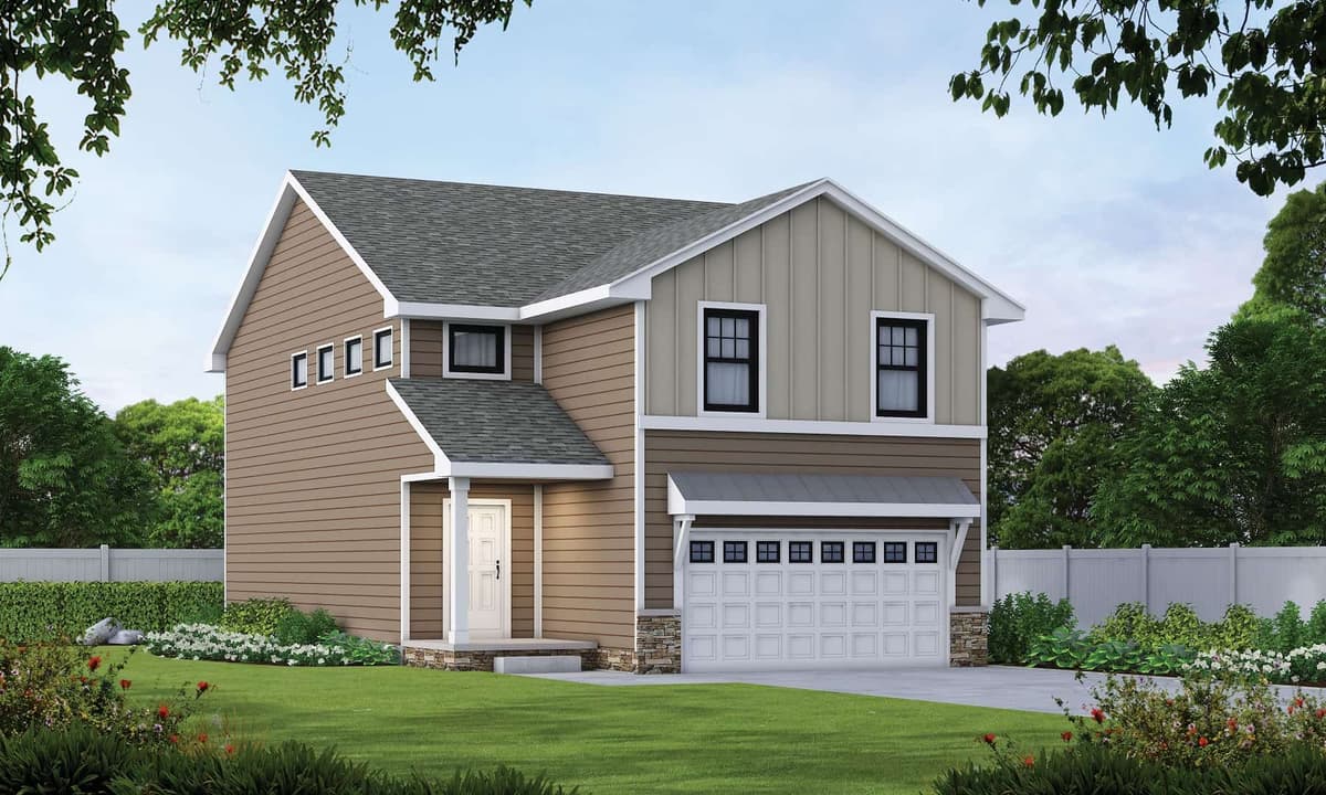 Farmhouse House Plan - 4 Bedrms, 2.5 Baths - 2125 Sq Ft - #120-2729