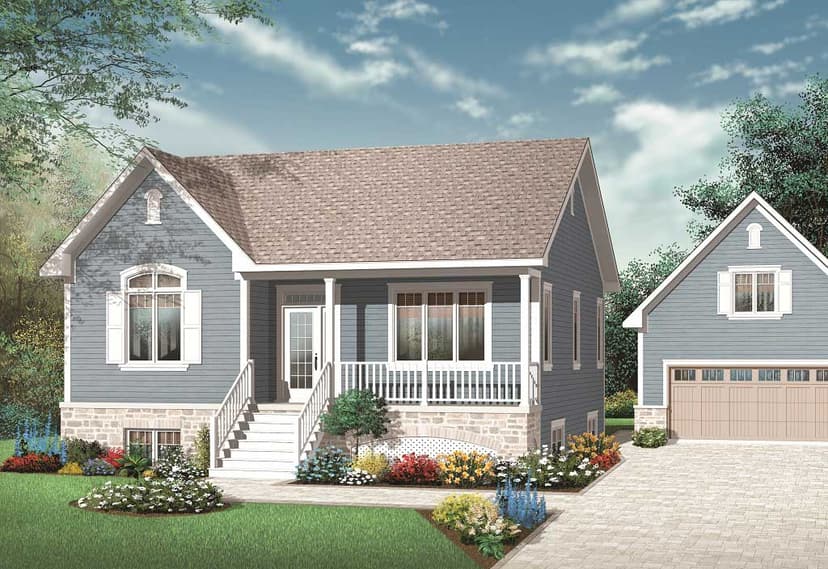 Split-Level House Plans - Raised Ranch Floor Plans & Bi-Level Designs ...