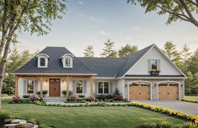 European Home Plan - 3 Bedrms, 2.5 Baths - 2060 Sq Ft - #141-1406