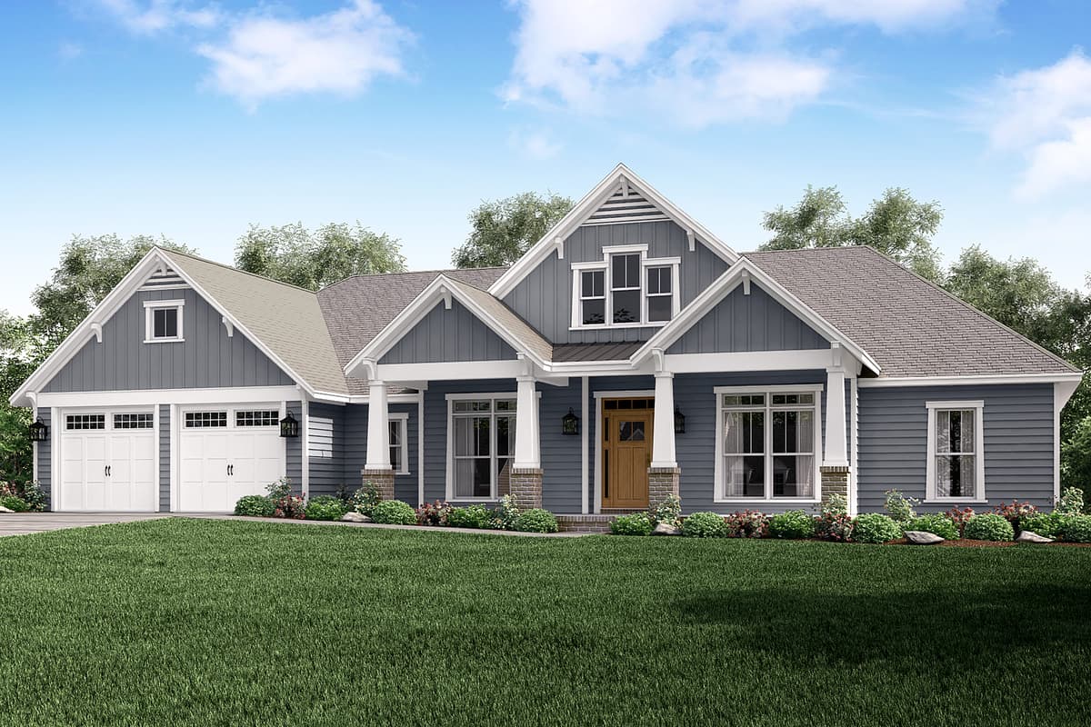 4 Bedrm, 2759 Sq Ft Country House Plan #142-1181