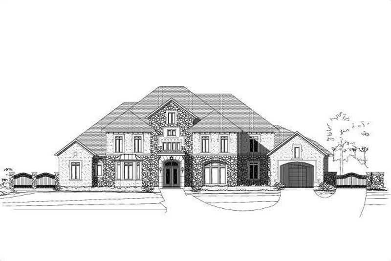 Spanish House Plans - Home Design OHP-406 # 15684
