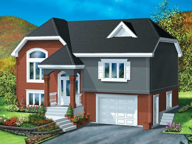 Small, French, European House Plans - Home Design PI-08546 # 12586