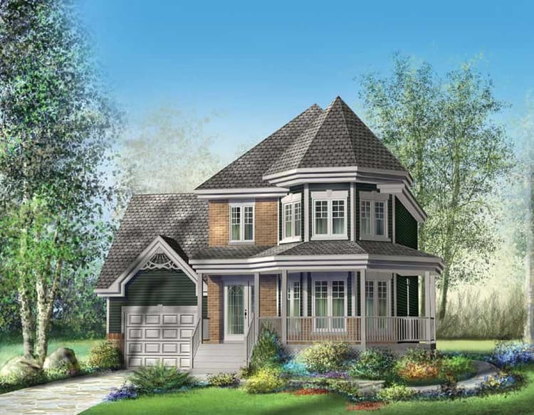 Small House Plans Plan - 3 Bedrms, 1.0 Batj - 1,705 Sq Ft - Plan #157-1574