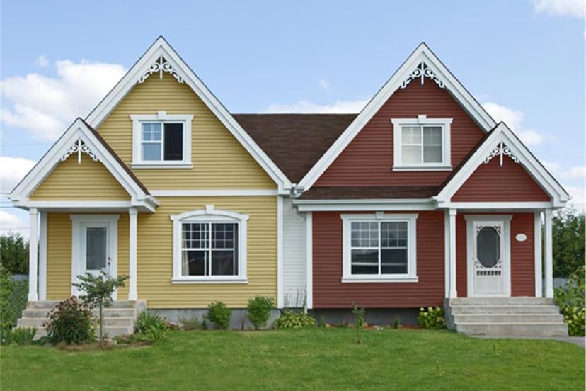 Duplex Cottage Plan with a Total of 2130 Sq Ft | #158-1273