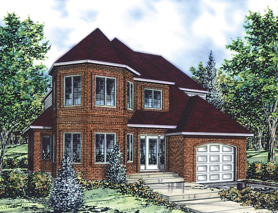 3 Bedrm, 2008 Sq Ft Cottage House Plan #158-1292