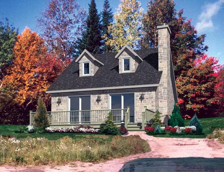 3 Bedrm, 1258 Sq Ft Cottage House Plan #158-1295