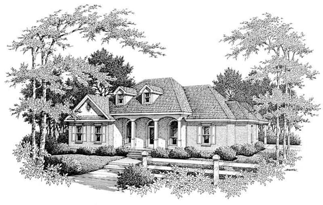 Cape Cod - Country Home with 4 Bedrooms, 2119 Sq Ft | House Plan #174 ...